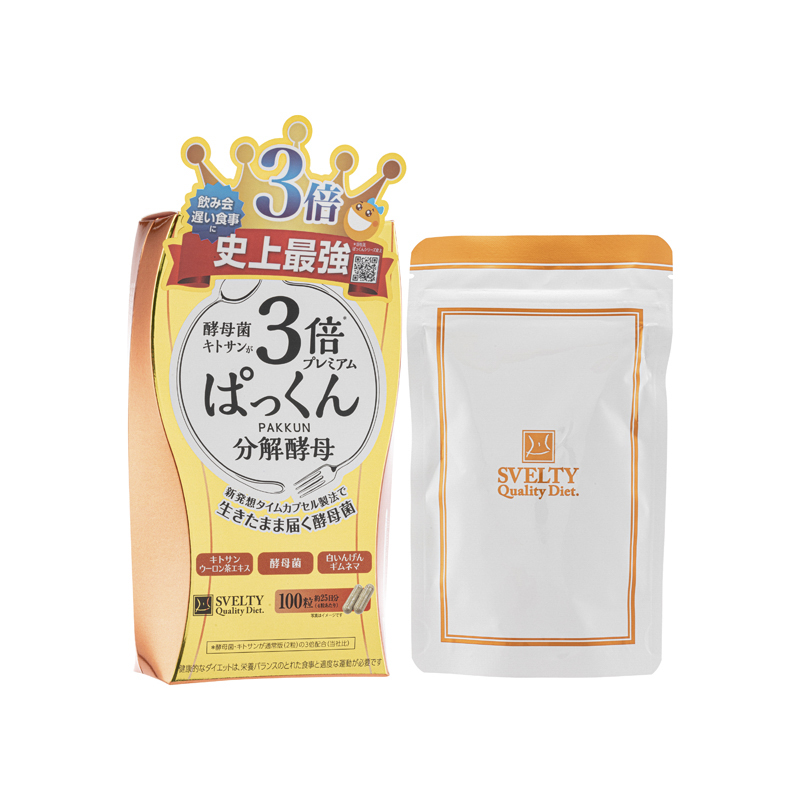 【網店限定】Svelty 3倍糖質分解酵母生成酵素 100粒裝 - 香港莎莎網店
