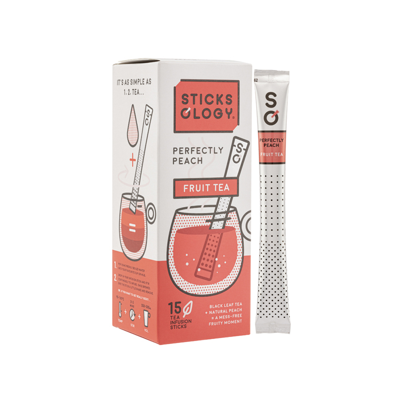 【網店限定】Sticksology 活力蜜桃紅茶 15支裝 - 香港莎莎網店