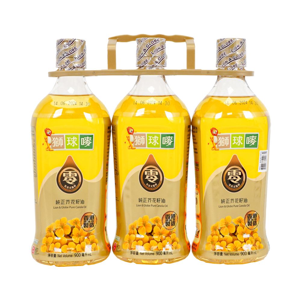 獅球嘜 純正芥花籽油 (900毫升 x3支裝) | APITA UNY eShop | CU APP