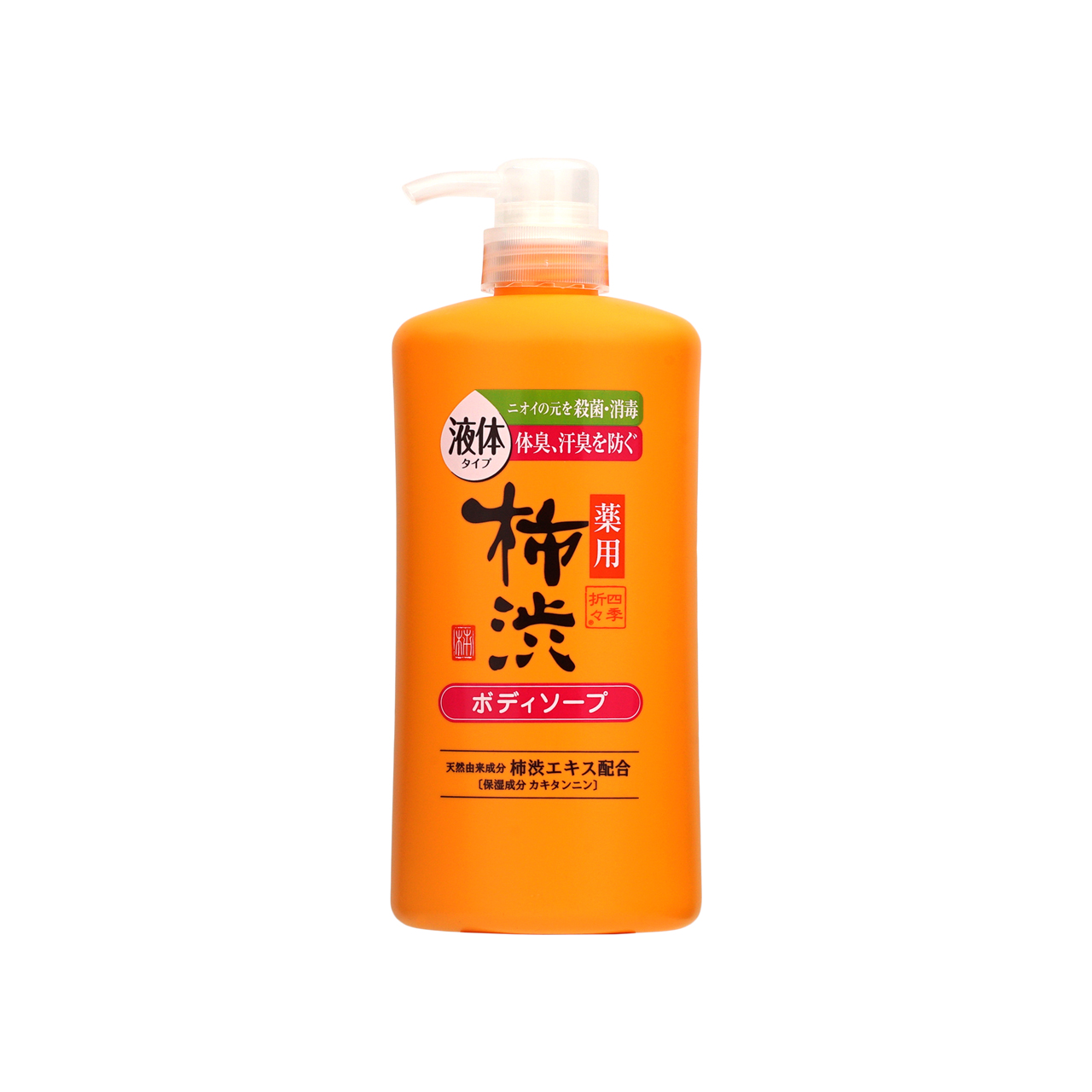 【Online Exclusive】Kumano Medicated Kakishibu Body Soap 600ml - Sasa eShop