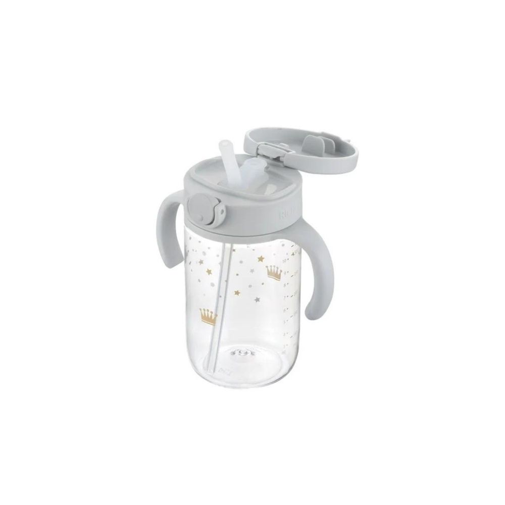 Richell AX 吸管水杯 320 ML 淺灰色 | Citistore eShop | CU APP