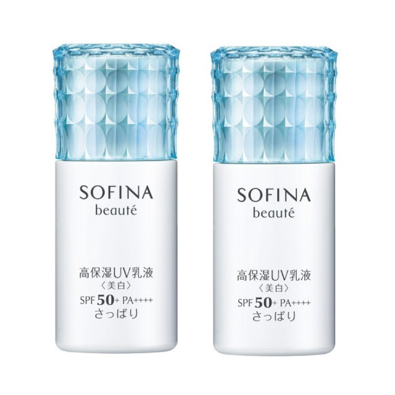 Sofina 美白高保濕活膚防曬乳液SPF50+ PA++++ (清爽型) 30ml x2支 | 熱銷推薦 | CU APP
