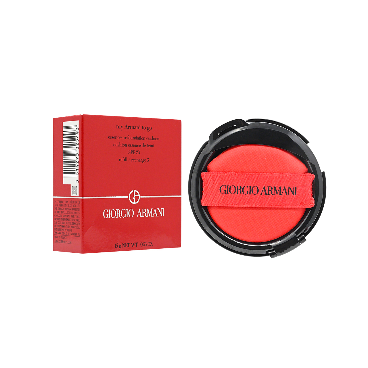 Giorgio Armani 絲光輕透氣墊修護粉底 補充裝 #3 15克– 香港莎莎網店