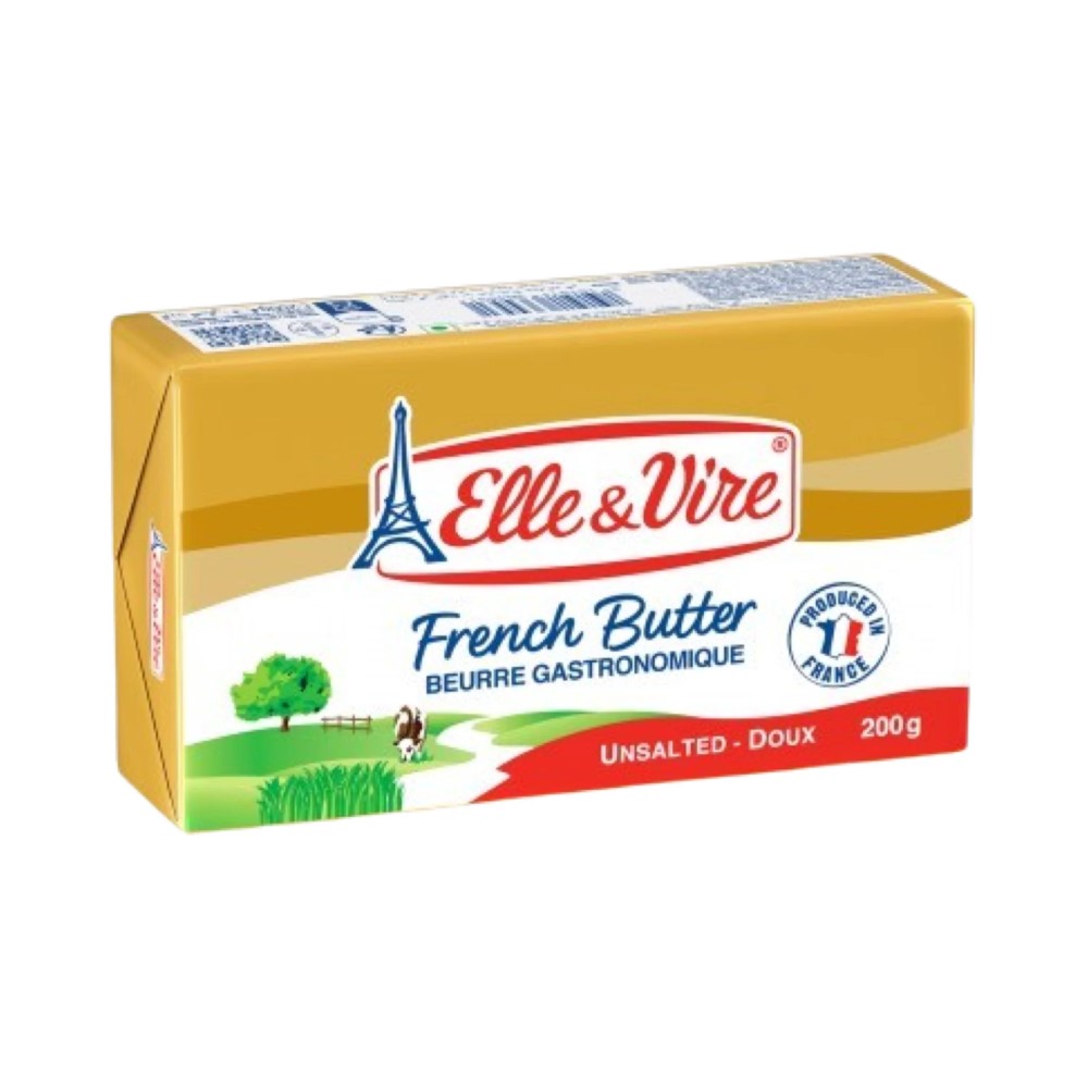 (冷凍) Elle & Vire 鐵塔牌 無鹽牛油 (200克) | APITA UNY eShop | CU APP