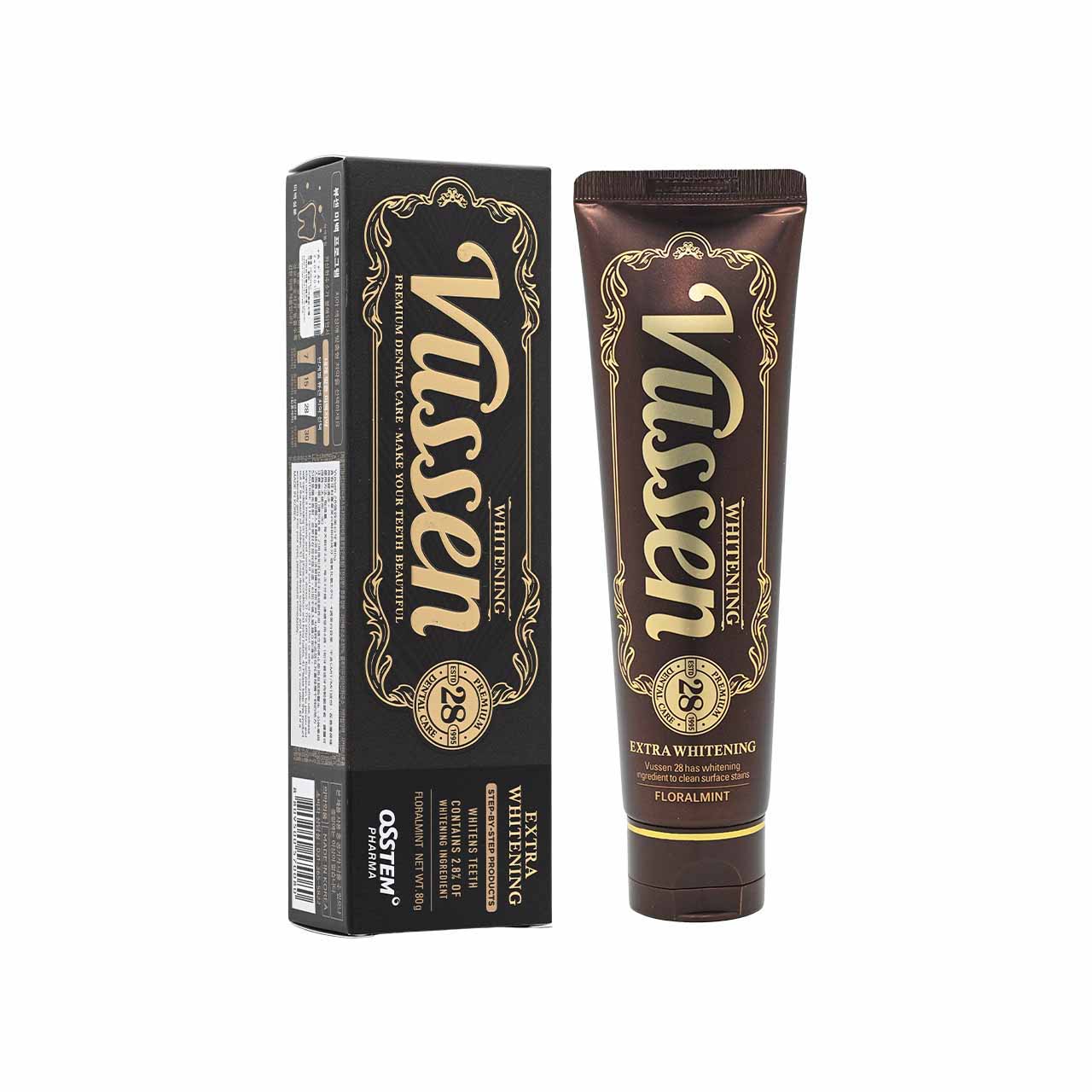 Vussen 28天強效美白牙膏 80克– 香港莎莎網店