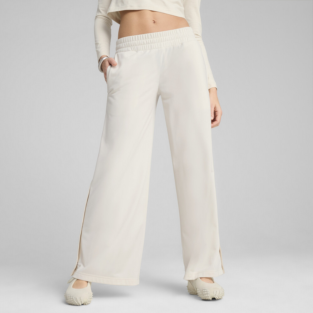 WARDROBE Essentials Women's Low Rise Popper Pants | PUMA