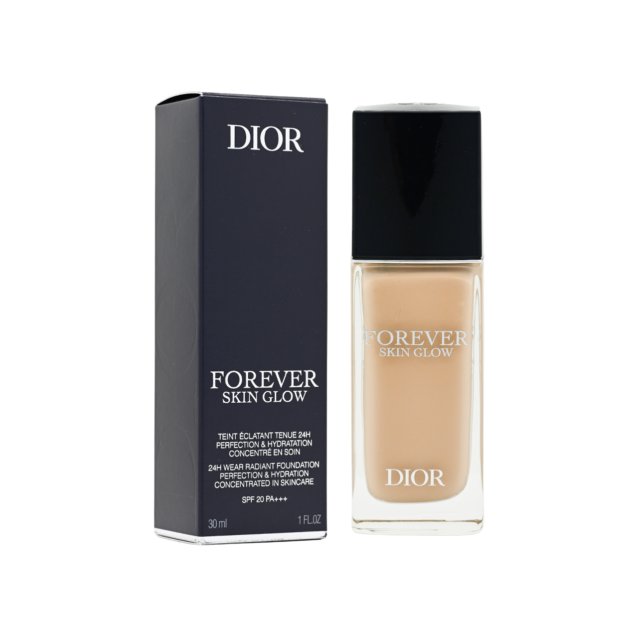 Christian Dior 恆久貼肌亮澤粉底液 #1CR Cool Rosy 30毫升- 香港莎莎網店