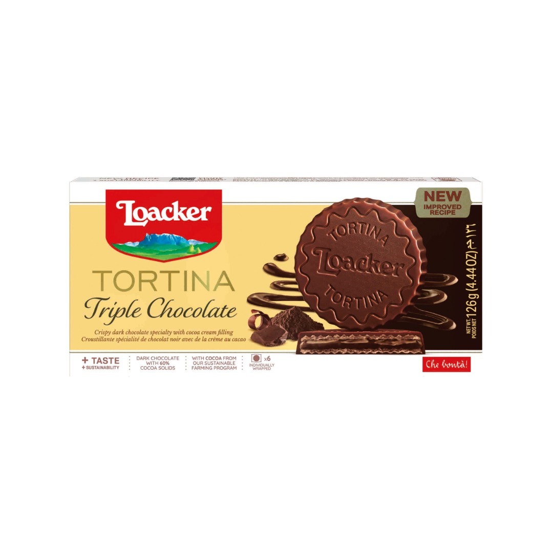 Loacker 萊家 三重朱古力餅乾 (126克) | APITA UNY eShop | CU APP
