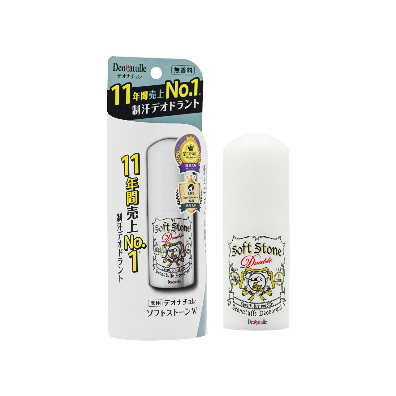 Deonatulle Soft Stone Stick Deodorant 20g - Sasa eShop